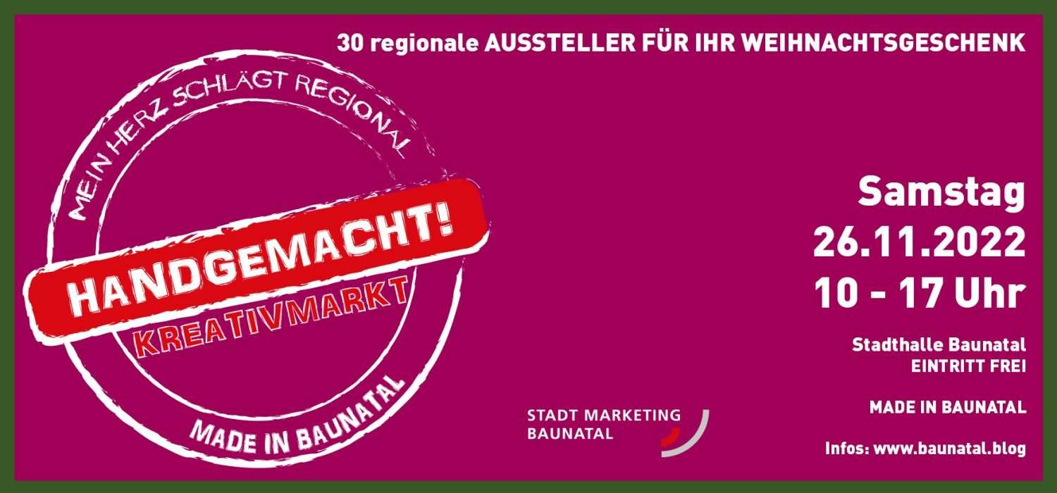 HANDGEMACHT! Kreativmarkt mit regionalen Ausstellern